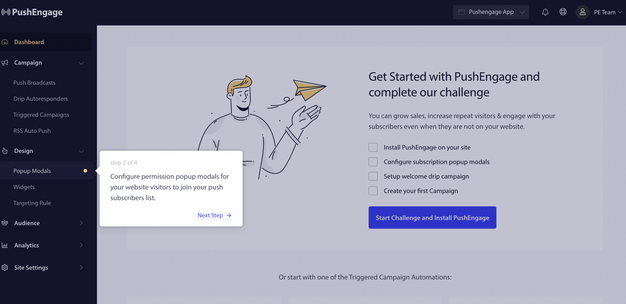 Guide to Getting Started with PushEngage - PushEngage