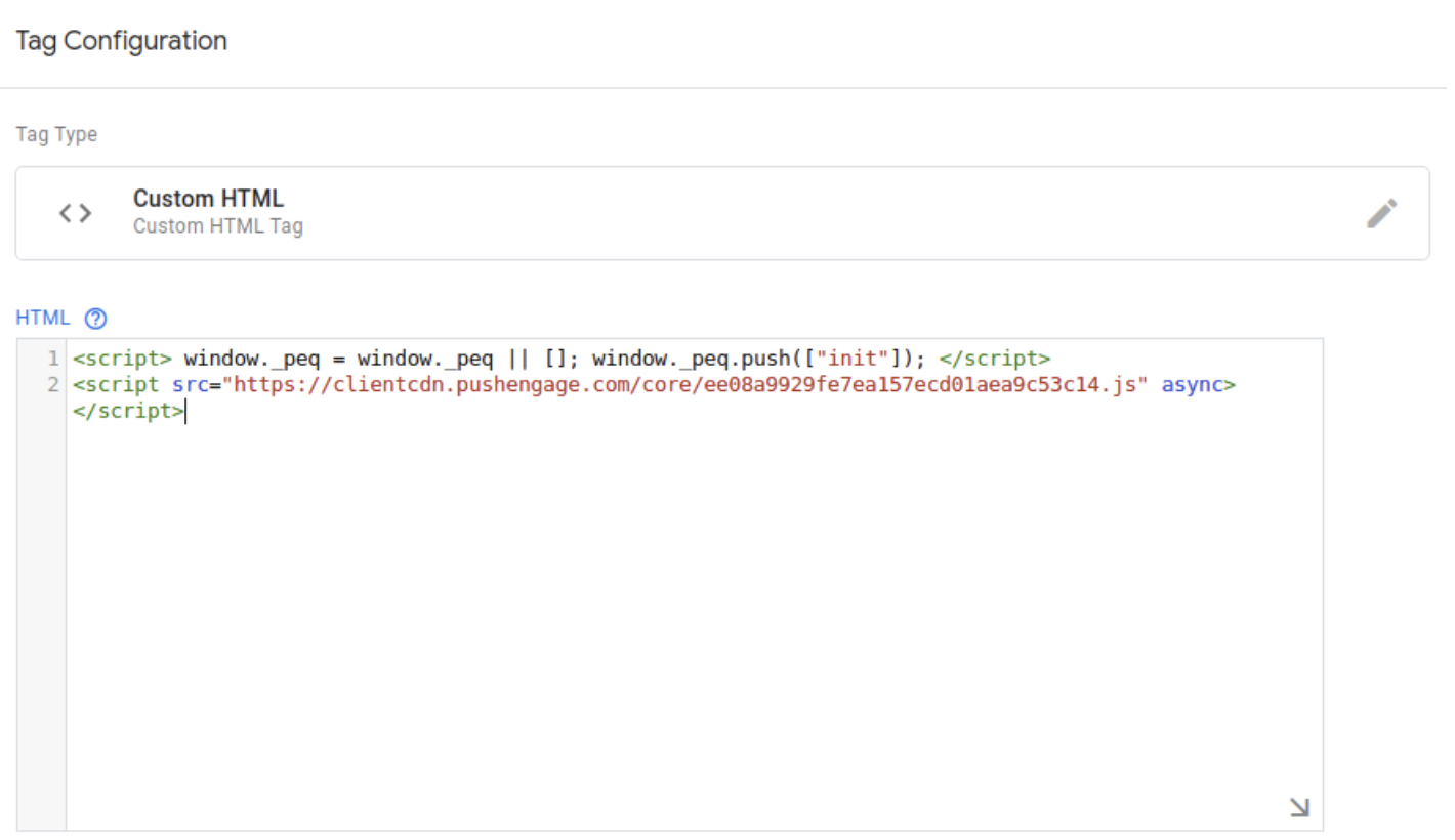 How to complete PushEngage installation using Google Tag Manager - PushEngage