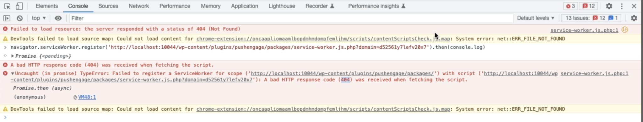 How to fix service worker installation errors - PushEngage