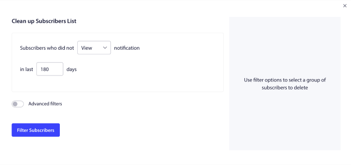 How to Clean Up Push Notifications Subscriber Lists (Easy)