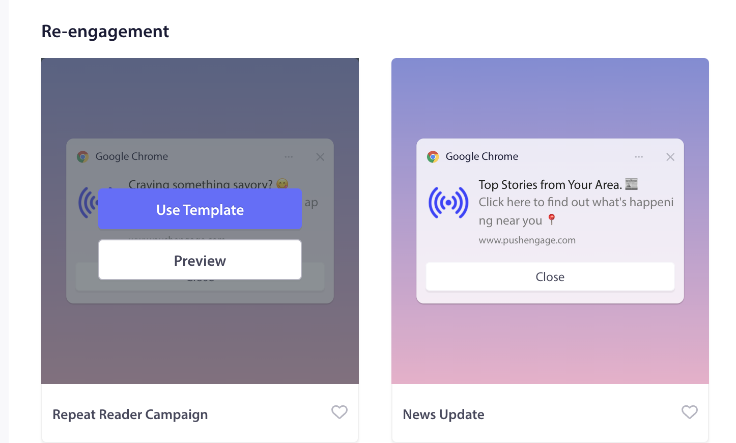 Guide to using Templates for Push Broadcasts - PushEngage