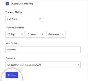How to Set Up Goal Tracking - PushEngage
