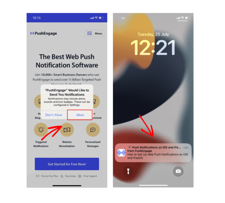 Setting Up Web Push Notifications on iOS and iPadOS - PushEngage