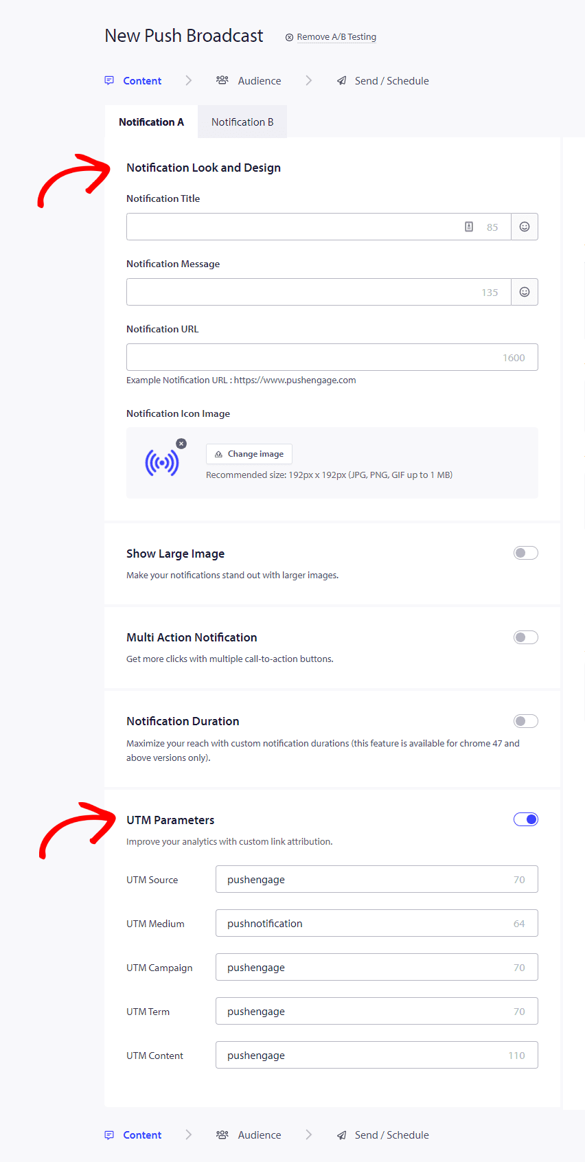 Guide to creating intelligent A/B notifications - PushEngage