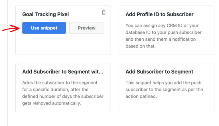 Guide to WPCode Snippet Library of PushEngage - PushEngage